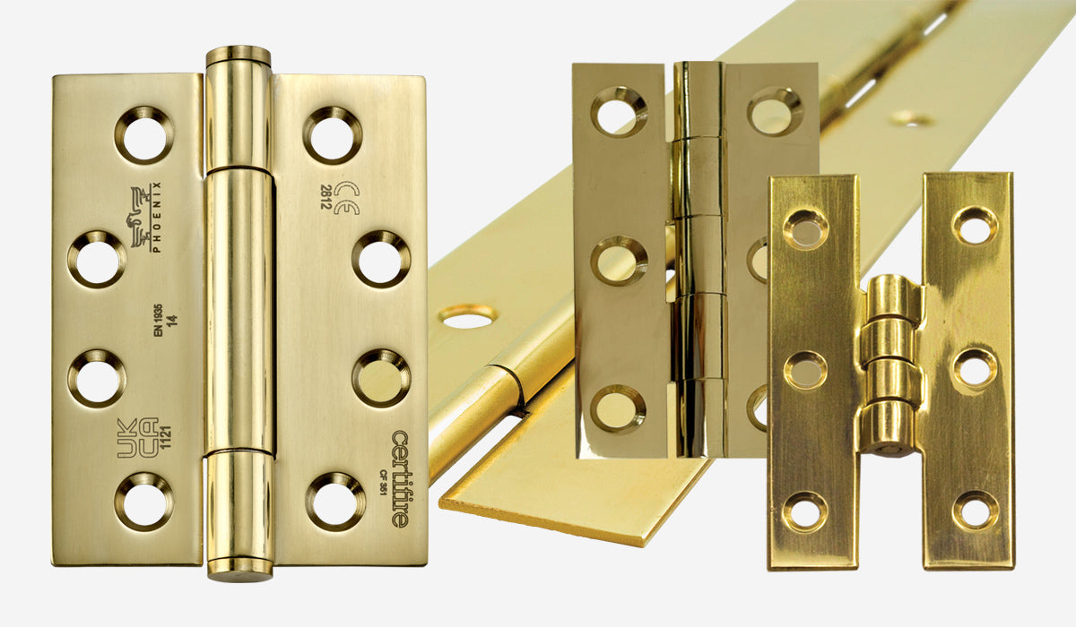 Brass Hinges - Buy Online from Phoenix Hinges